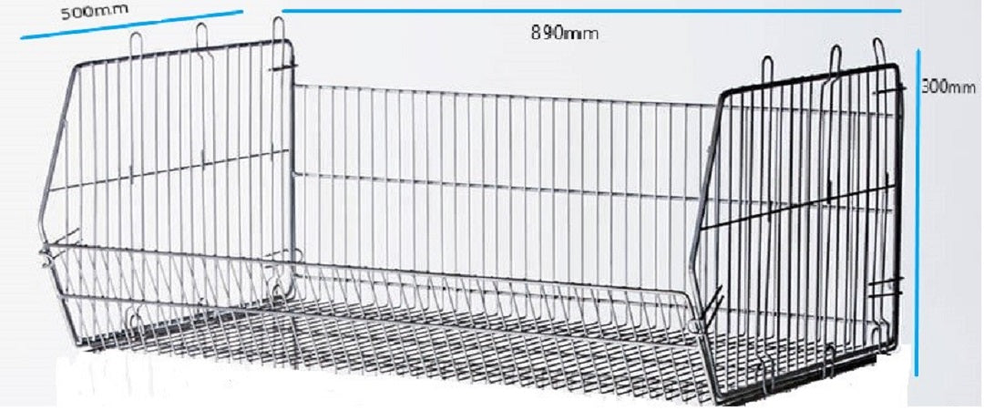 STACKABLE WIRE CAGES – I S O Shelving